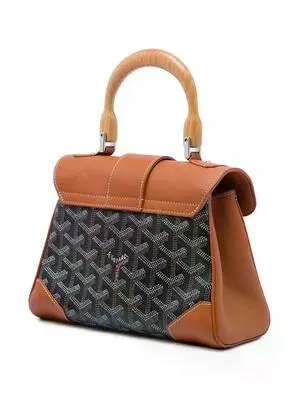 Goyard 2019 Mini Goyardine Saigon Souple Satchel
