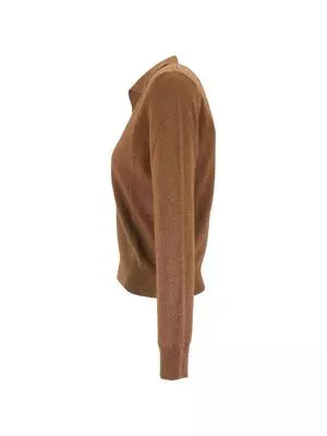 KANGRA V-neck Long-sleeve Polo Sweater