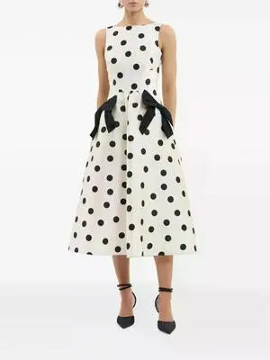 Rebecca Vallance Bacio Midi Dress - Neutrals
