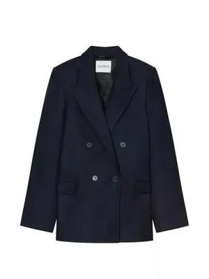 Closed Double-breasted Blazer - Blue