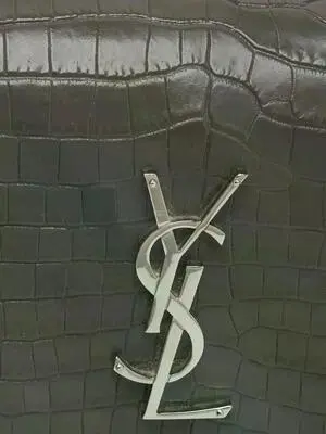 Saint Laurent 2019 Small Sunset Crocodile-embossed Cross Body Bag