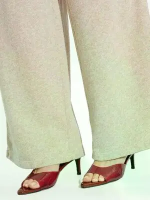 BLACK SUEDE STUDIO Belle 60 Transparent Strap Mules