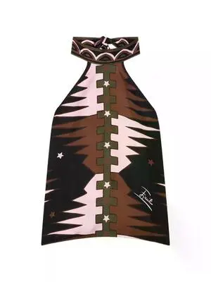 Emilio Pucci Valdimontone-print Halter Top - Green