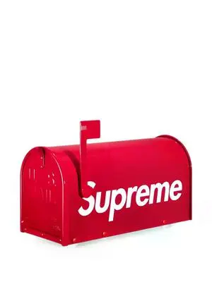 Supreme X Gaines Logo-print Mailbox - Red