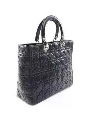 Dior 2000s Large Lady Cannage Two-way Handbag
