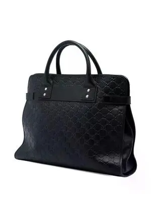 Gucci 2016-2026 Guccissima Web Business Bag