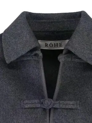 RÓHE Frog-fastening Wool-blend Jacket - Grey