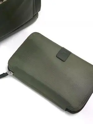PIQUADRO Buckle-fastening Leather Backpack