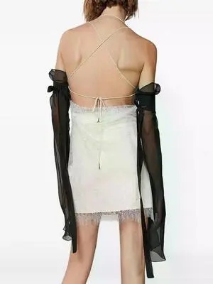 Patrizia Pepe Open-back Mini Dress