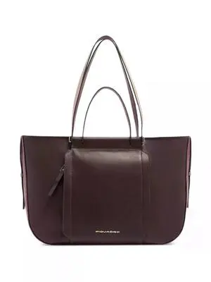 PIQUADRO Logo-plaque Tote Bag - Red