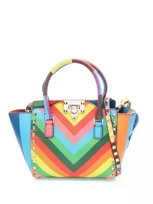Valentino Garavani 2010s Rockstud 1973 Two-way Handbag - Blue