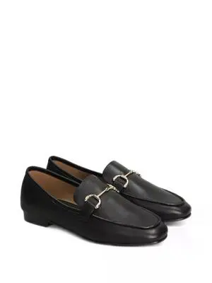 BIBI LOU Ashe 20 Leather Loafers - Black