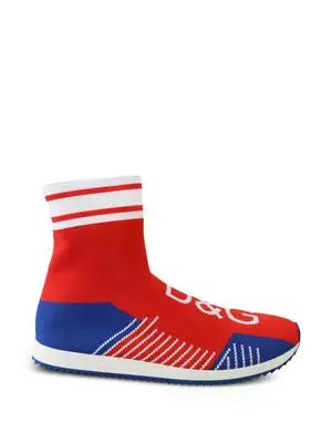 Dolce & Gabbana Sorrento Logo-print Sneakers - Red