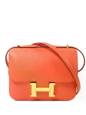 Hermès 2016 Mini Constance Cross Body Bag - Orange