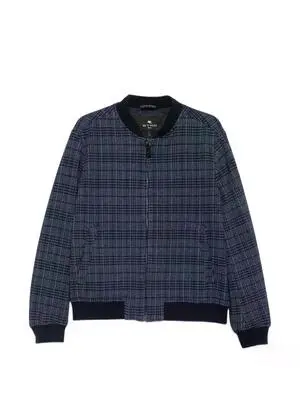 Etro Check-pattern Bomber Jacket