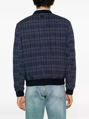 Etro Check-pattern Bomber Jacket