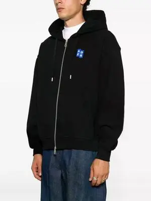 ADER ERROR Logo-patch Zip-up Hoodie