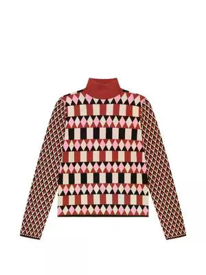 Malìparmi Jacquard-knit Sweater - Red