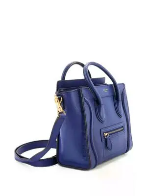 Celine Luggage Bag Grainy Leather Nano Crossbody Bag