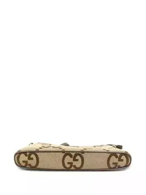 Gucci Jumbo Gg Clutch Bag - Neutrals