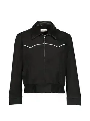 ERNEST W. BAKER Western Harrington Jacket - Black