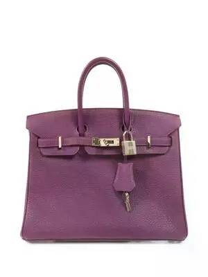 Hermès 2014 25 Birkin Togo-leather Tote Bag - Purple