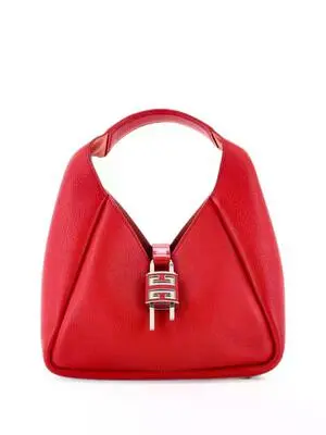 Givenchy Padlock Leather Mini Hobo Bag