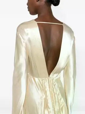 Erika Cavallini Open-back Maxi Dress