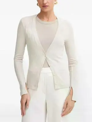 Marc O'polo Ribbed Slit-cuff Cardigan