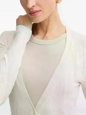 Marc O'polo Ribbed Slit-cuff Cardigan