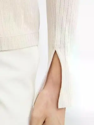 Marc O'polo Ribbed Slit-cuff Cardigan