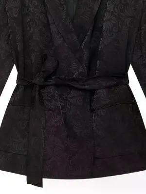 Malìparmi Damask-jacquard Wrap Blazer