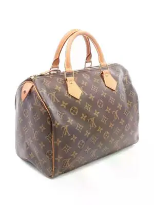 LOUIS VUITTON 2003 30 Speedy Monogram Tote Bag