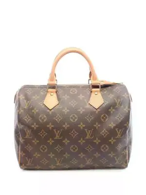 LOUIS VUITTON 2003 30 Speedy Monogram Tote Bag