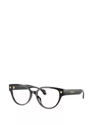 Versace Logo-plaque Cat-eye Glasses