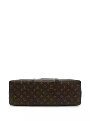 LOUIS VUITTON 2021-2026 Monogram Macassar Weekend Tote Gm Satchel