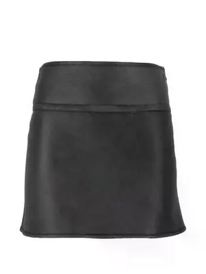 Ermanno Scervino High-waisted Zip-fastening Mini Skirt - Black