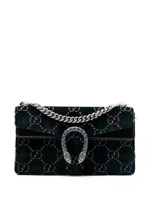 Gucci 2016-2026 Medium Gg Velvet Dionysus Crossbody Bag - Blue