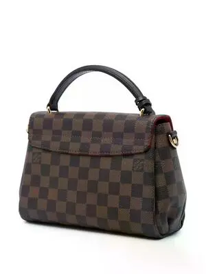 LOUIS VUITTON 2018 Damier Ebene Croisette Satchel