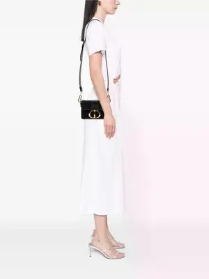 Dior 2020 Oblique Canvas 30 Montaigne Box Bag Crossbody Bag - Black