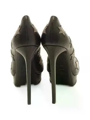Saint Laurent Paris Janis Studded Platform Pumps