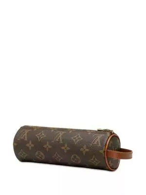 LOUIS VUITTON 1988 Monogram Trousse Ronde Pencil Case 20
