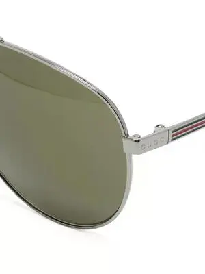 Gucci Navigator-frame Sunglasses