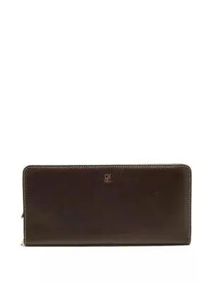 Carolina Herrera Ch Logo-plaque Wallet - Brown