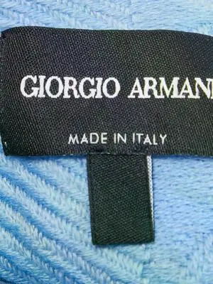 Giorgio Armani Textured Fringe Shawl