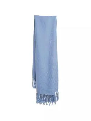 GIORGIO ARMANI Textured Fringe Shawl