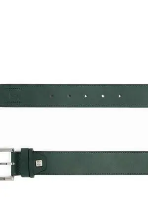 PIQUADRO Buckle-fastening Leather Belt - Green