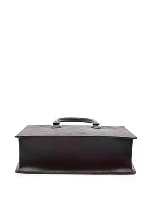 LOUIS VUITTON 2001 Damier Ebene Venice Sac Plat Tote Bag