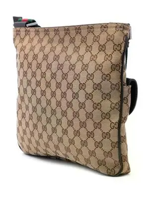 Gucci 2016-2026 Gg Canvas Web Crossbody Bag