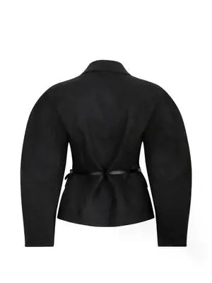P.a.r.o.s.h Belted Puff-sleeve Blazer